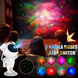 Astro Alan Projector, Kids Star Night Light with Remote Control, Remote Adjust Nebula Mode + Star, Suitable for Bedroom, Kids Room, Best Gift for Kids