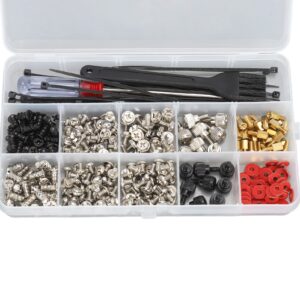 362 PCS Computer Screw Set, Hardware Assortment Kit with Cable Tie, Screwdriver, Washer, Cleaning Brush, Maintenance Kit