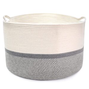 large cotton rope basket