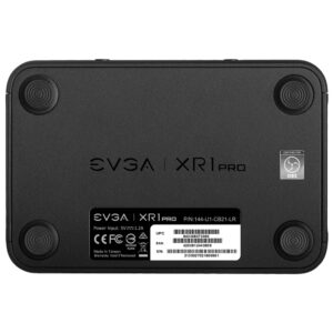 EVGA XR1 Pro Capture Card, 1440p/4K HDR Capture/Pass Through, Certified for OBS, USB 3.1, ARGB, Audio Mixer, PC, PS5, PS4, Xbox Series X and S, Xbox One, Nintendo Switch, 144-U1-CB21-LR