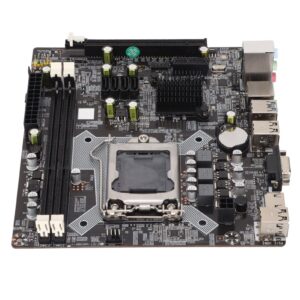 Gaming Motherboard, CPU LGA 1150 Socket Computer Motherboards, DDR3 1600/1333/1066 MHz Memory, Integrated Chip Sound Card, Network Card, Gaming Mainrboard for Desktop Computers