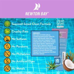 Newton Bay Swimmers Shampoo | Chlorine Removal Shampoo Cleans and Restores Hair after Swimming | Clean Label Project Certified | 12 oz. bottle