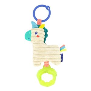 Infantino Link & Go Activity Pals - Unicorn, Narwhal and Dragon Linking Toys, Clacker Rings, Sensory Exploration, Fine Motor Skills, Attachable and Linkable, Easy to Hold for Babies & Toddlers, 0M+