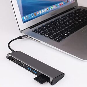 WPYYI Docking Station Expansion Notebook Type-C Docking Station Expands USB Adapter Mobile Phone Converter