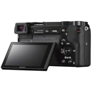 Sony a6000 Mirrorless Camera with 16-50mm Lens Bundle - ILCE6000L/B + Prime Accessory Package Including 128GB Memory, TTL Flash, Extra Battery, Editing Software Package, Auxiliary Lenses & More