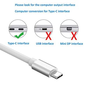 WPYYI USB Type C 3.1 to HDMI-Compatible USB 3.0 Dock Hub 3 in 1 USB C Adapter 4K Video PD Charge Converter