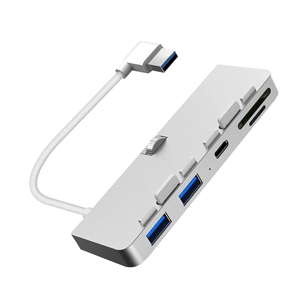 WPYYI Multifunctional USB Splitter，Aluminum Alloy USB 3.0 Hub Adapter Splitter with SD/TF Card Reader