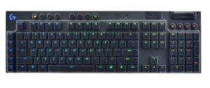 juyuish silicone clear keyboard cover skin protector compatible with logitech g915 wireless mechanical gaming keyboard & logitech g815 rgb mechanical gaming keyboard (not for other desktop keyboards)