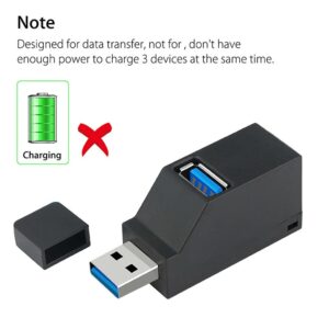 WPYYI USB 3.0 HUB Adapter Extender Mini Splitter Box for PC Laptop Mobile Phone High Speed U Disk Reader (Color : A)