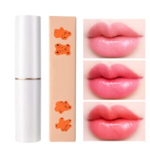 Dulele Color Changing Lipstick Set, 3 Pieces Magic Temperature Color Change Lip Gloss Long Lasting Nutritious Lip Balm (Tube)