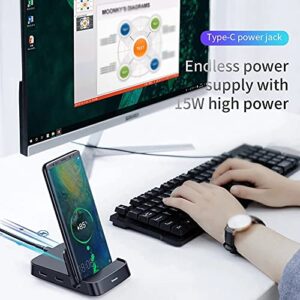 WPYYI 7 in 1 USB Type C Hub Docking Station USB-C to HDMI USB 3.0 HUB SD TF Card PD Adapter