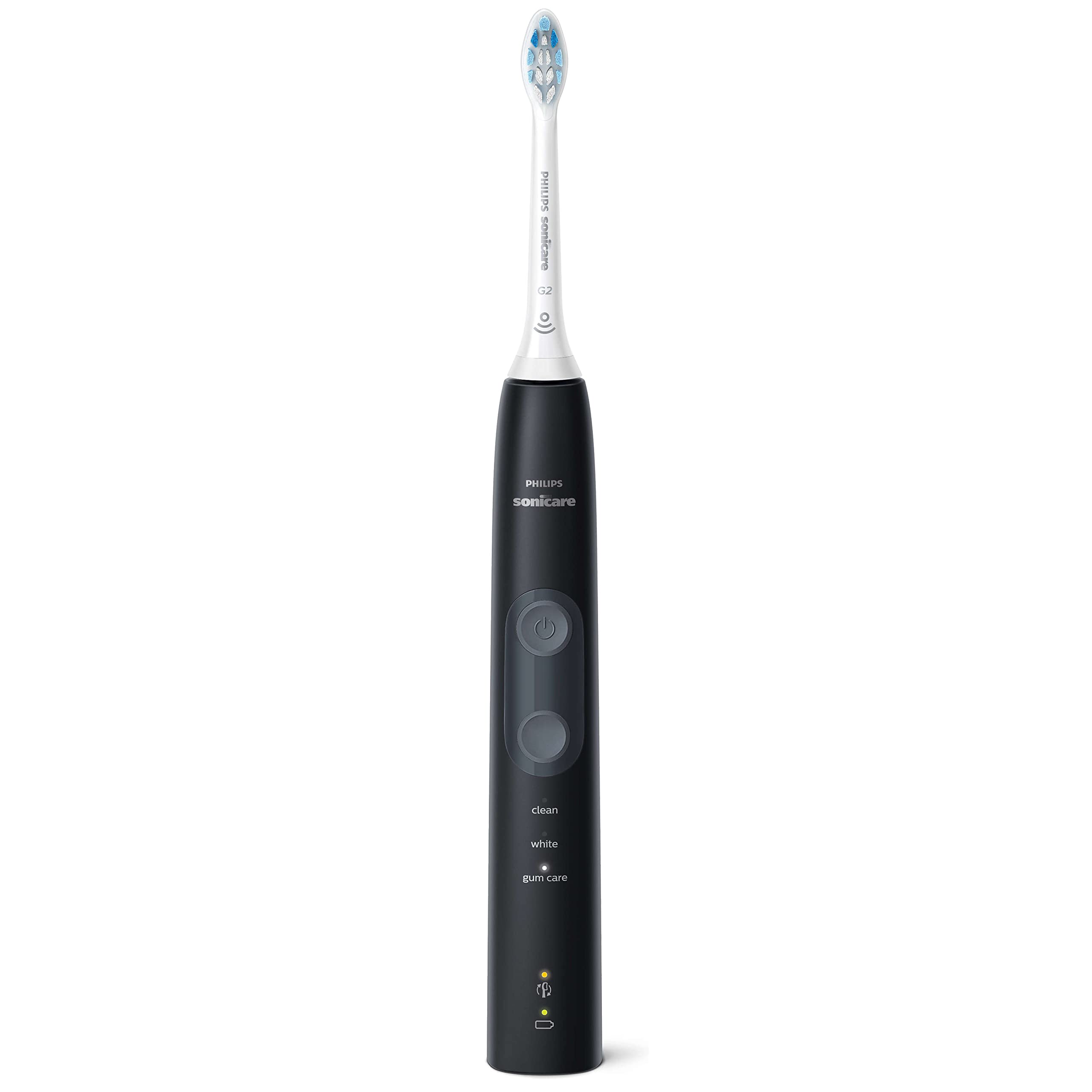 Philips Sonicare ProtectiveClean 5300 Rechargeable Electric Toothbrush - Plaque Control with Pressure Sensor, Up to 2 Weeks Operating Time