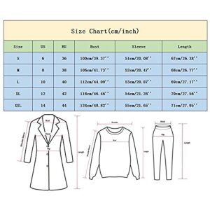 Winnerlion Womens Casual Hoodies Pullover Tops Drawstring Long Sleeve Sweatshirts Hooded Fall Clothes with Pocket (Blue, L)