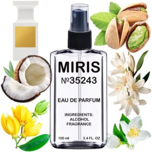 miris no.35243 | impression of soleil blanc | unisex for women and men eau de parfum | 3.4 fl oz / 100 ml