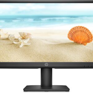 HP Newest 21.5" FHD Monitor, 1920x1080 VA Display, 75Hz Refresh Rate, 7ms Response Time, 3000:1 Contrast Ratio, TUV Certified Low Blue Light Mode, Ergonomic Tilt, HDMI & VGA Ports, VESA Mounting