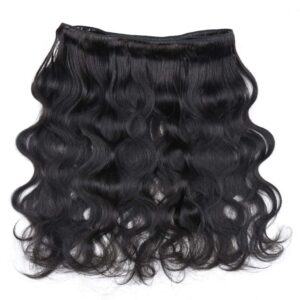 12A Brazilian Body Wave 3 Bundles with Closure (14 16 18 +12 Closure)100% Unprocessed Body Wave Human Hair Weave with 4x4 Free Part Lace Closure Natural Color (Bundles with Closure)