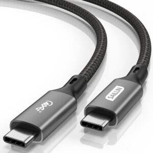 [USB-IF Certified] USB4 Compatible with Thunderbolt 4 Cable 3.3ft, SAILLIN Nylon Braided USB C Cable with 40Gbps, 100W PD, 8K/5K/4K Display for Thunderbolt 3 Cable/MacBook Pro/Apple Studio Display