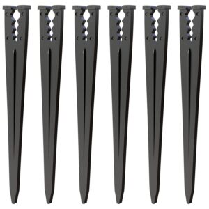 axe sickle 50 pcs drip irrigation stakes for 1/8" 1/4" inch tubing hose irrigation support stakes for gardening patio lawn