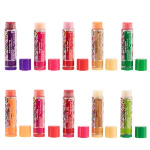 Lip Smacker Holiday Christmas Flavored Lip Balm 10-Piece Tin, Christmas Flavors