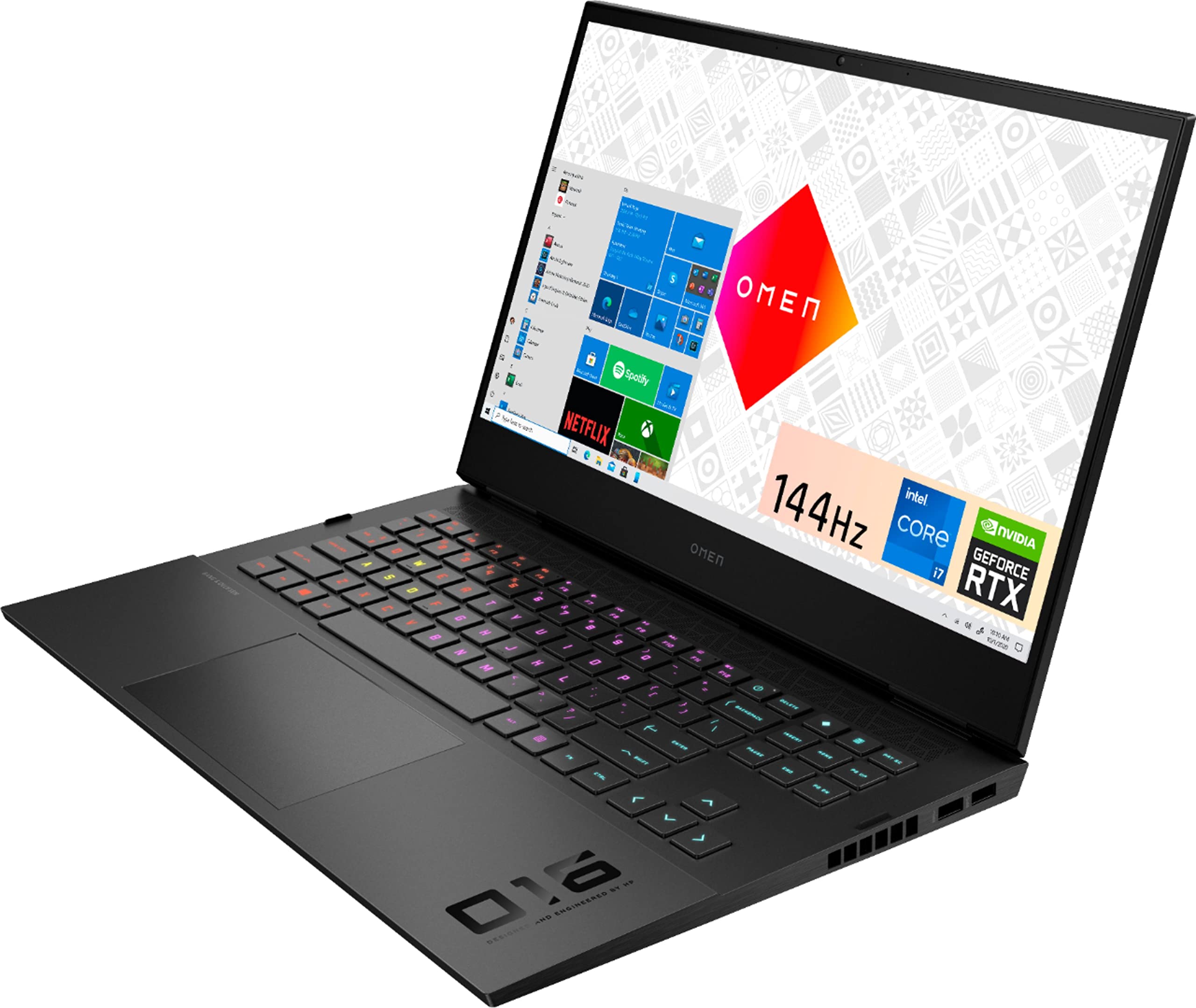 HP Omen 16 Gaming Laptop I 16.1” Full HD IPS 144Hz 7ms I 11th Gen Intel 8-Core i7-11800H I 64GB DDR4 1TB SSD I Geforce RTX 3060 6GB I Thunderbolt Backlit Win11 + 32GB MicroSD Card