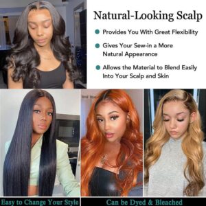 12A Brazilian Body Wave 3 Bundles with Closure (14 16 18 +12 Closure)100% Unprocessed Body Wave Human Hair Weave with 4x4 Free Part Lace Closure Natural Color (Bundles with Closure)