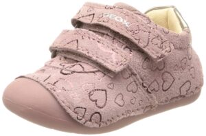 geox tutimgirl, infant, dk pink/silver, 6.5