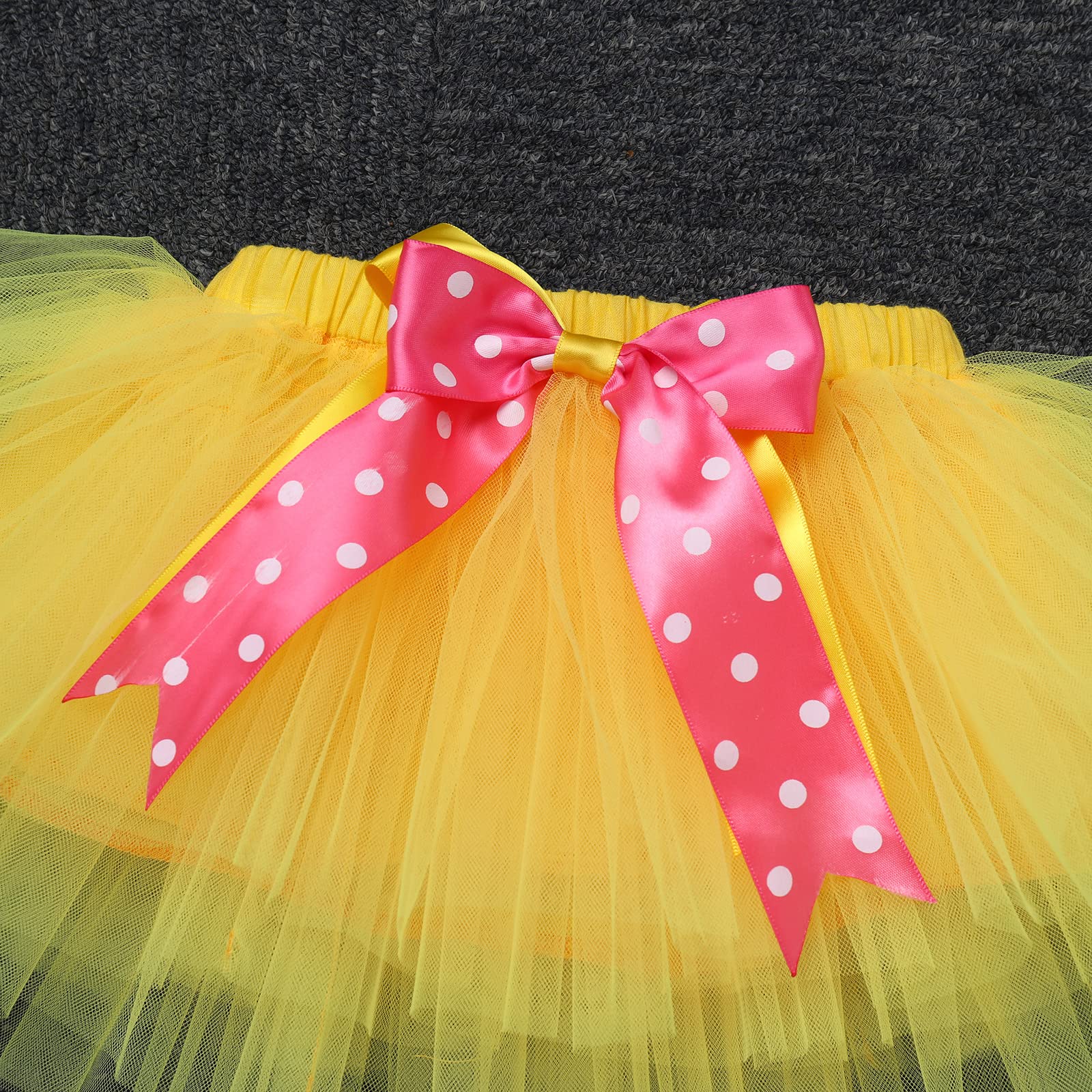 IDOPIP Sunshine One Birthday Outfit Baby Girls Sunshine Romper + Ruffle Tulle Skirt + Flower Headband 3PCS Party Princess Dress Tutu Clothes for Cake Smash Photo Shoot Yellow Sunshine - One 12 Months