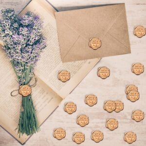 50 Pcs End of The School Year Wax Seal Stickers Envelope Seals Cap Diploma Certificate Seals Class of 2024 Congrats Grad Certificate Graduation Stickers for Envelopes Certificates Award