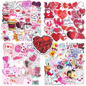 150pcs valentines day stickers my sweet love stickers waterproof heart stickers conversation stickers for kids teens couples laptop envelopes crafts scrapbooking colorful valentines day decorations