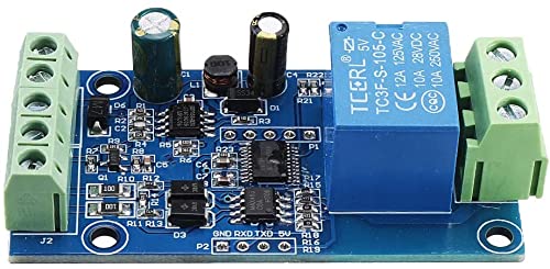 Modbus RTU 7-24V Relay Module RS485 TTL 1-Way Input and Output with Anti-Reverse Protection