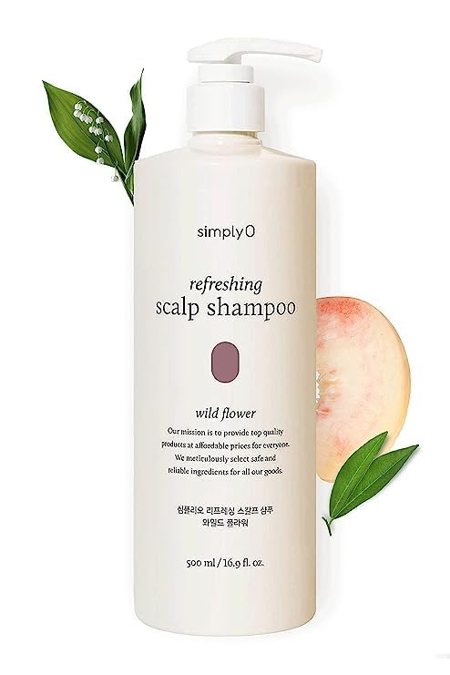 simplyO Refreshing Scalp Shampoo | Biotin & Panthenol for Dry, Itchy Scalp | Paraben-Free, Sulfate-Free I Wild Flower I 16.9 fl. oz