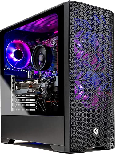 Skytech Blaze 3.0 Gaming PC Desktop – AMD Ryzen 5 5600X 3.7 GHz, GTX 3070, 1TB NVME SSD, 16G DDR4 3200, 750W Gold PSU, AC Wi-Fi, Windows 11 Home 64-bit