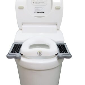 The Only Travel Potty Seat With Compartment Pockets, 2 in 1 Sturdy and Strong Light Weight, Its White Seat Makes It Look Like A Real Toilet. It's Great For Babies, Toddlers, and School Aged Children.