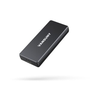 vansuny 500gb usb 3.1 portable external ssd, 430mb/s high-speed usb c mini metal portable external solid state drive for pc, laptop, phones and more