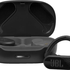 JBL Endurance Peak II Waterproof True Wireless in-Ear Sport Headphones Bundle with Deluxe CCI Carrying Case (Black)