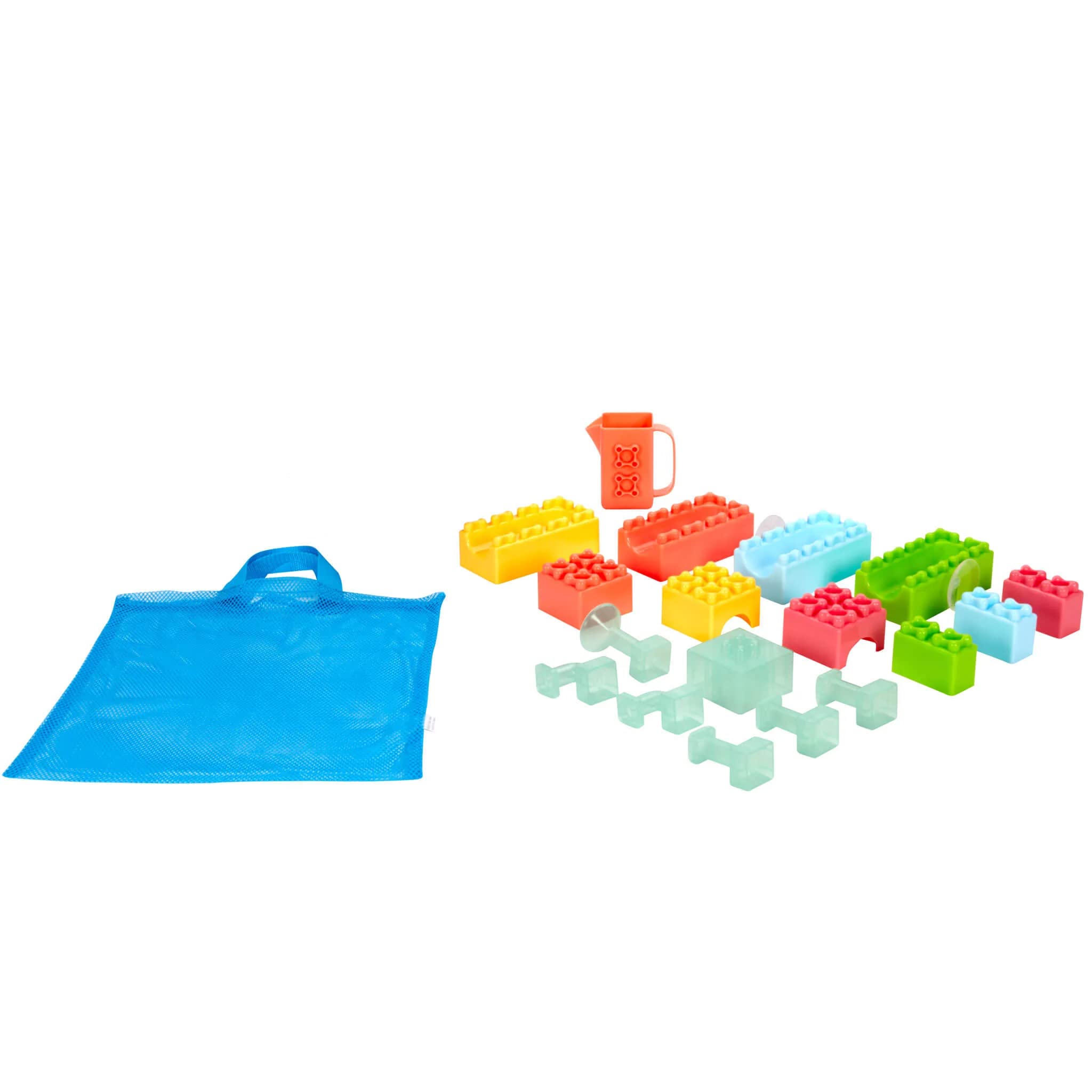 Little Tikes Baby Builders - Splash Blocks First Blocks for Babies and Toddlers, Easy to Connect, Bath Toy, Water Play