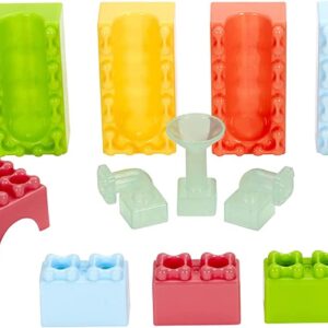 Little Tikes Baby Builders - Splash Blocks First Blocks for Babies and Toddlers, Easy to Connect, Bath Toy, Water Play