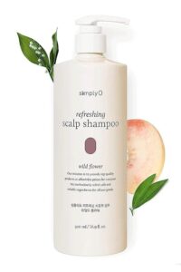 simplyo refreshing scalp shampoo | biotin & panthenol for dry, itchy scalp | paraben-free, sulfate-free i wild flower i 16.9 fl. oz