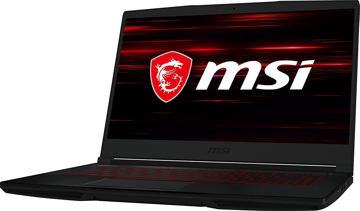 MSI 2022 Newest GF63 Gaming Laptop, 15.6" Full HD Display, Intel Core i5-10500H Processor, 32GB RAM, 512GB SSD + 1TB HDD, NVIDIA GeForce GTX 1650 Graphics, Backlit Keyboard, Wi-Fi 6, Windows 11 Home