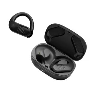 JBL Endurance Peak II Waterproof True Wireless in-Ear Sport Headphones Bundle with Deluxe CCI Carrying Case (Black)