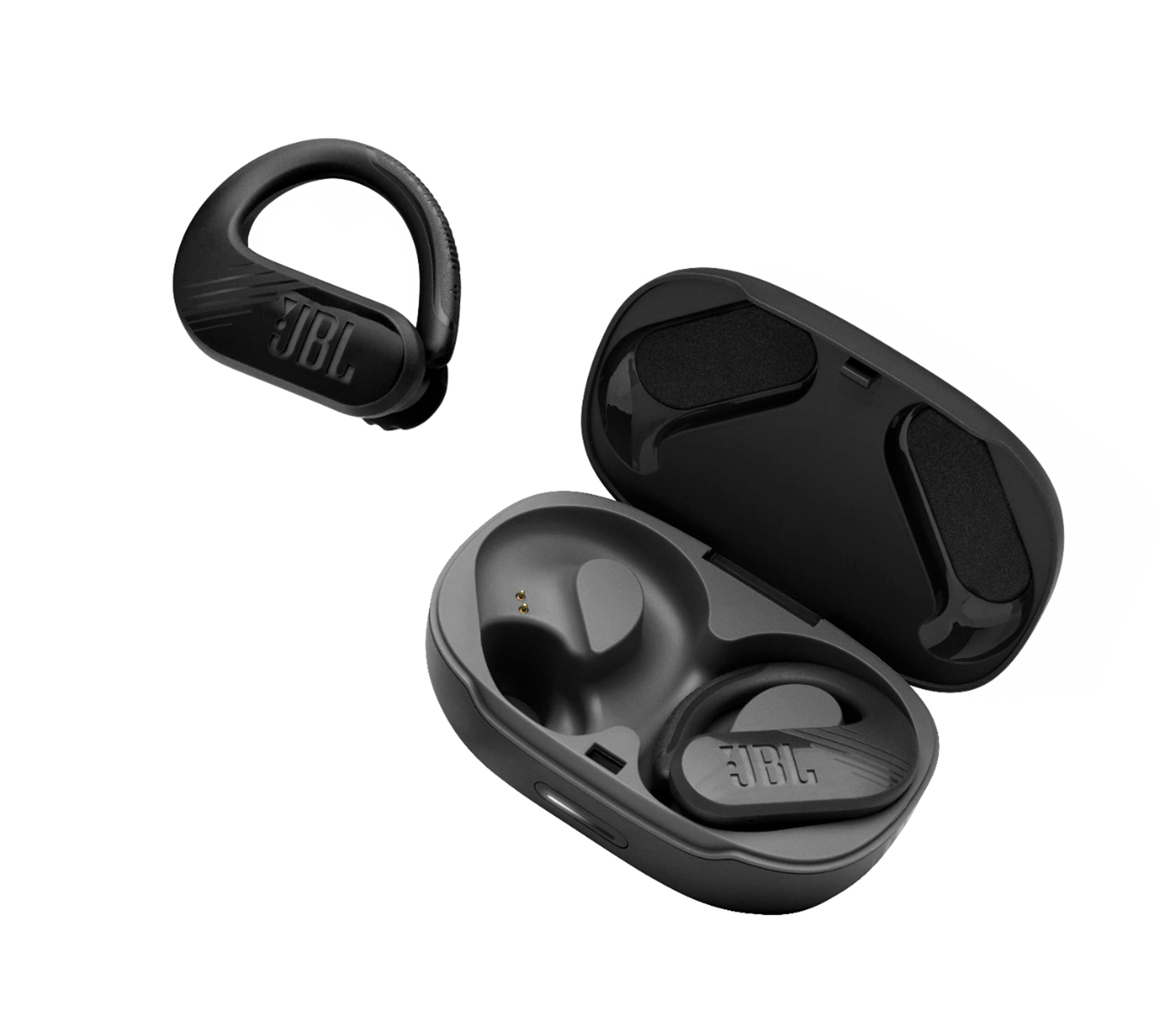 JBL Endurance Peak II Waterproof True Wireless in-Ear Sport Headphones Bundle with Deluxe CCI Carrying Case (Black)