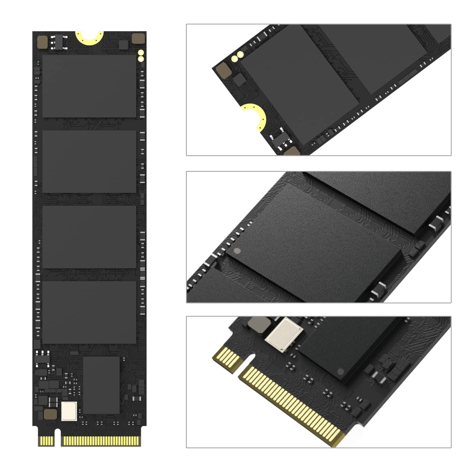 Hikvision E3000 Internal NVMe PCIe M.2 SSD 1TB SSD, Internal Solid State Drive, Gen 3x4, 2280, 3D NAND Flash Memory, Up to 3500MB/s Read Speed