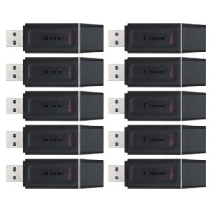 kingston 32gb datatraveler exodia flash drives - dtx/32gb (pack of 10)