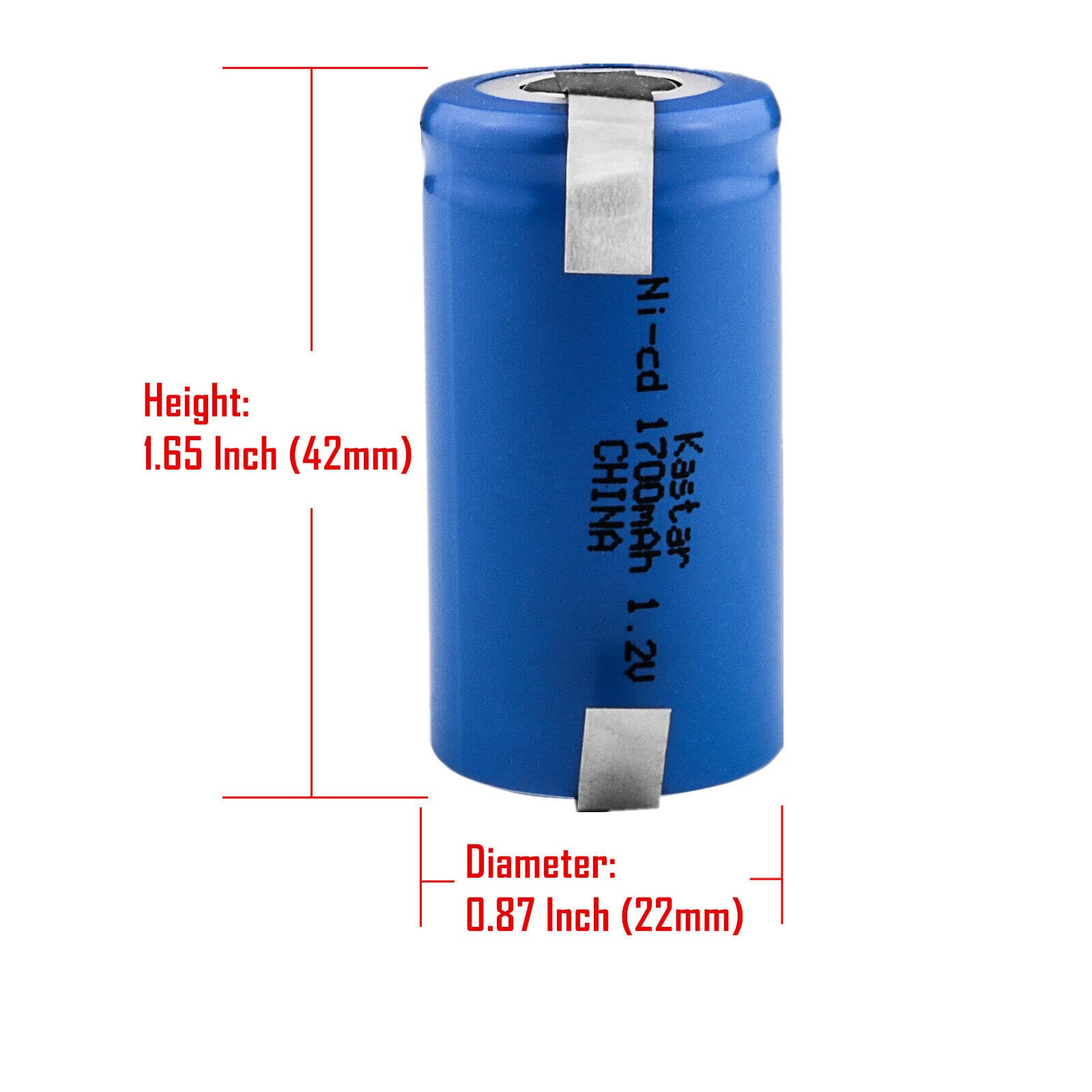 Kastar 1-Pack Battery Replacement for Cordless Trimmers 00745-200, 9876, 0745, 8058, 8078, 8892, 8900, 8980 8900-500, 8990, C1016, Groomsman (w/soldered in Battery), Pet Trimmer, Sterling 5 & Swivel