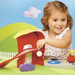 Little Tikes Let’s Go Cozy Coupe Cozy’s House Musical Playset with Lights and Sounds and Cozy Coupe Mini Push and Play Vehicle for Tabletop or Floor Push Play Car Fun for Toddlers, Boys, Girls 3+ Years