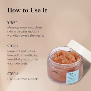 goop 5 Salt Detox Body Scrub | Body Scrub to Smooth, Exfoliate, and Hydrate Skin | Helichrysum, Rosemary, Grapefruit, and Peppermint Scent | 6.7 oz | Paraben and Silicone Free