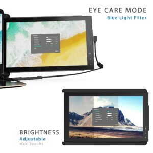 Mobile Pixels Trio Tri-Screen Portable Monitor for Laptops with Kickstand, 12.5'' Full HD IPS Screens, USB C/USB A Triple Displays,Windows/OS/Android/Nintendo Switch (2X Monitor and 1x Kickstand)