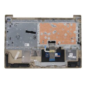 Replacement for Lenovo IdeaPad 3 15IIL05 15IML05 15ADA05 Laptop Upper Case Palmrest Non-Backlit Keyaboard with Touchpad Assembly Part SBB0X77935 5CB0X57656 5CB1D03627 Gold