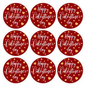 sicohome happy valentine's day stickers 1.5" valentine's day envelope seals labels stickers valentine's day gift sticker party favor stickers envelope seals sticker for kids