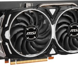 MSI Radeon RX 6600 Armor 8G Gaming Graphics Card - AMD RX 6600, GPU 2044/2491 MHz, 8000MB DDR6 Memory